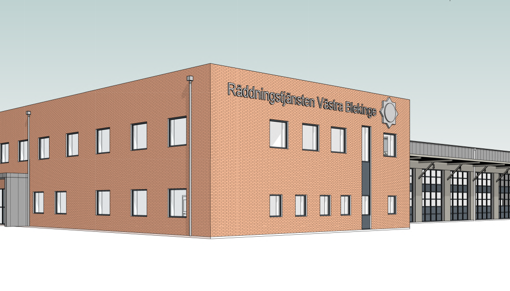 JSB Construction AB ska bygga Karlshamns framtida brandstation | BYGGnyheter.se